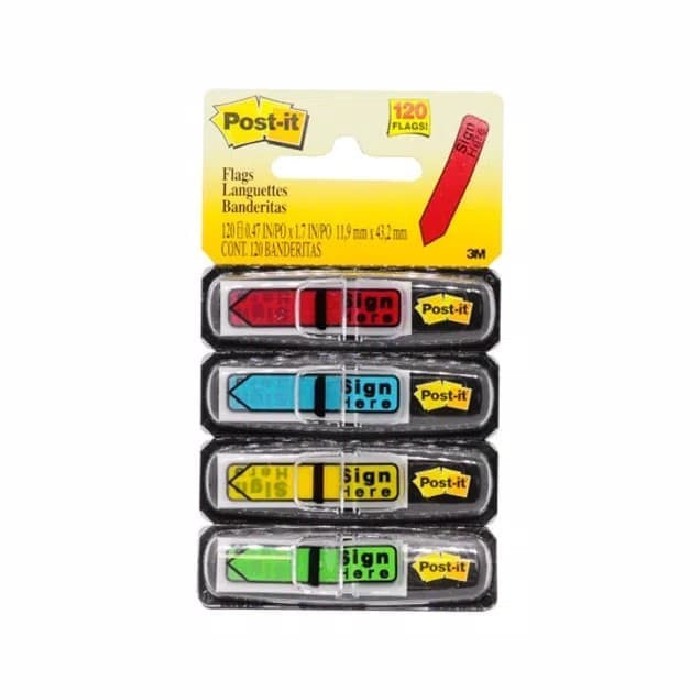 Jual Post It 3M Flags Sign Here Arrow 684-SH | Shopee Indonesia