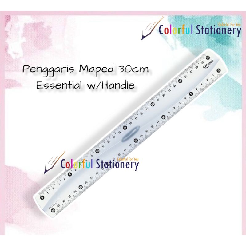 Jual Penggaris / Mistar Maped Essentials 20 & 30 cm Pakai Handle ...