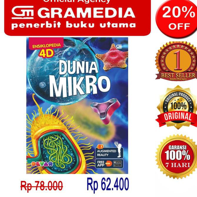 Jual buku cerita anak - ensiklopedia 4D - devar - dunia mikro | Shopee ...