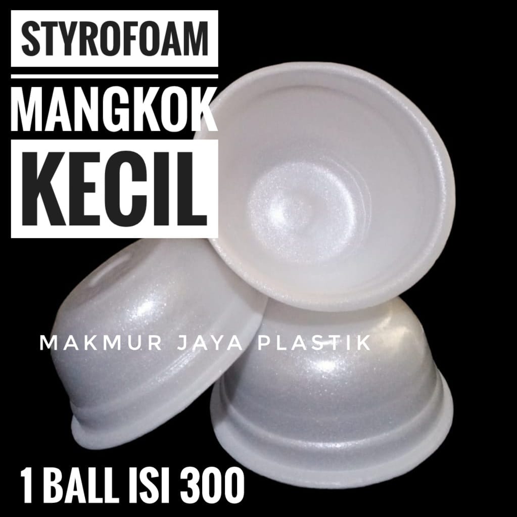 Jual STYROFOAM MANGKOK KECIL / STEROFOAM BAKSO SIOMAY BULAT ISI 300 PC ...