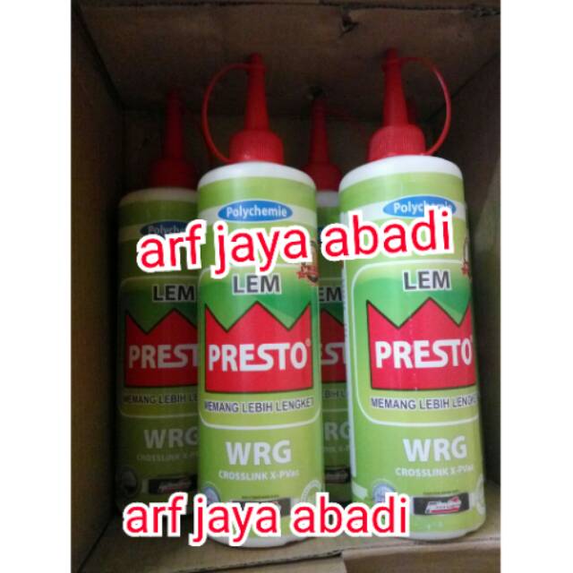 Jual Lem kayu presto wrg lem kayu triplek hpl mdf gitar bass lem ...
