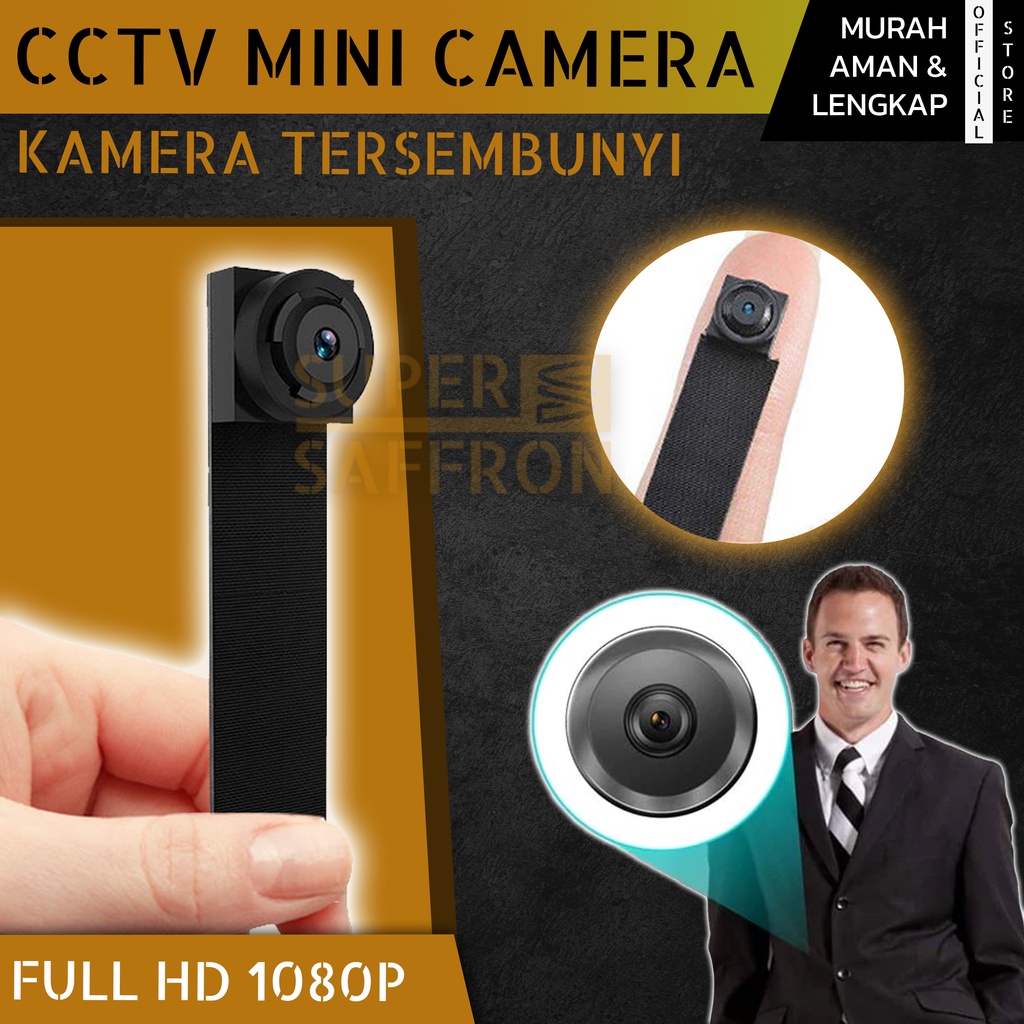 Jual CCTV Mini Tersembunyi Camera Spy Wifi Kamera Infrared 1080P Full ...
