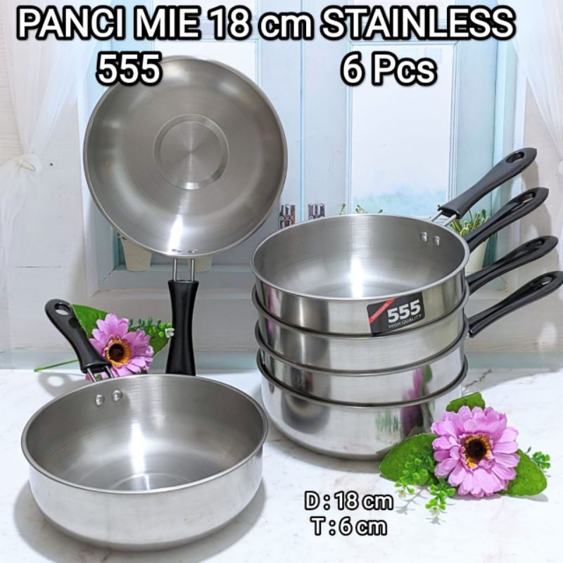 Jual PANCI MIE SET 3PCS (Harga dapat 3 panci) | Shopee Indonesia