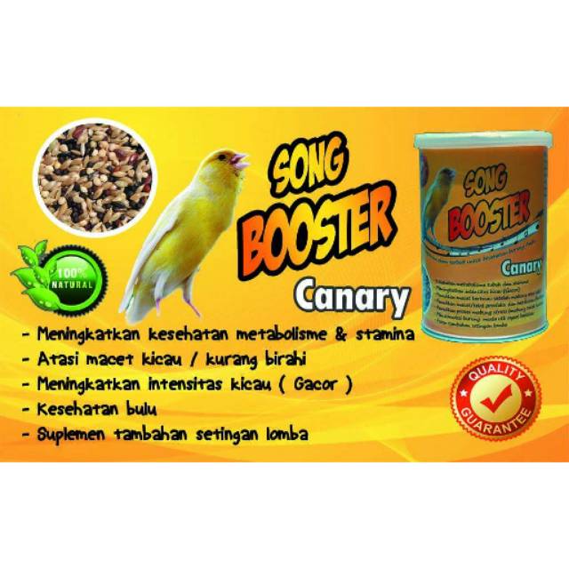 Jual Song Booster Canary Nutri Bird Pakan Harian Pakan Lomba High ...