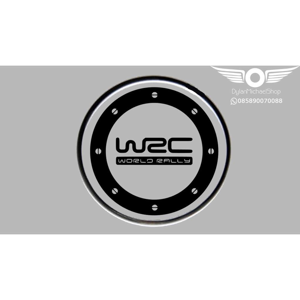 Jual Stiker Mobil Tangki Bensin WRC World Rally Champion Car Fuel ...