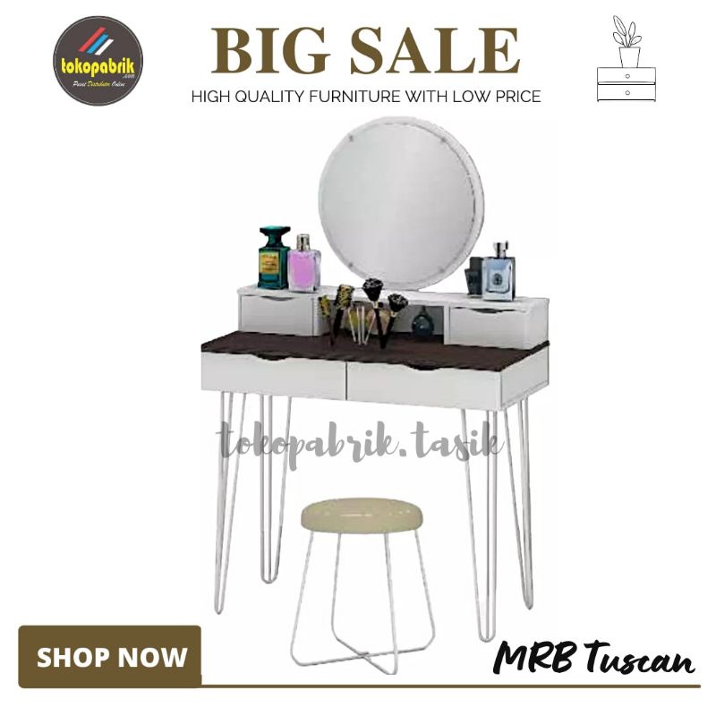 Jual Meja Rias Modern Meja Rias Minimalis Meja Rias Kaki Besi Lemari ...