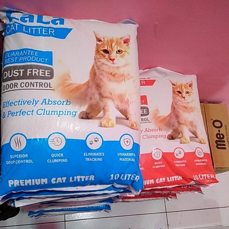 Jual lala cat liter 10l pasir kucing gumpal wangi | Shopee Indonesia