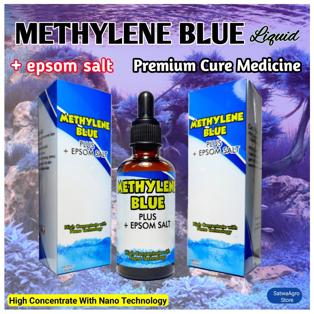 Jual METHYLENE BLUE PLUS EPSOM SALT 50 Ml | Shopee Indonesia