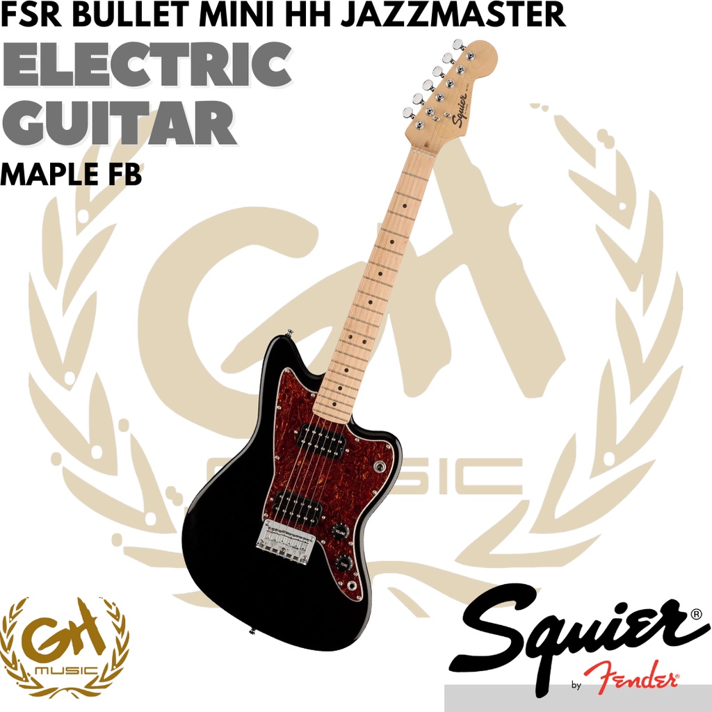 Jual Squier FSR Bullet Mini HH Jazzmaster Electric Guitar, Maple FB | Shopee Indonesia