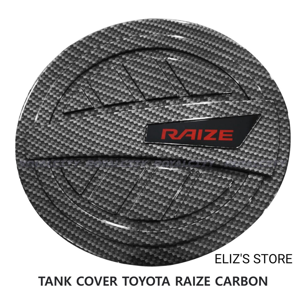 Jual tank cover toyota raize carbon/tutup tangki toyota raize carbon ...