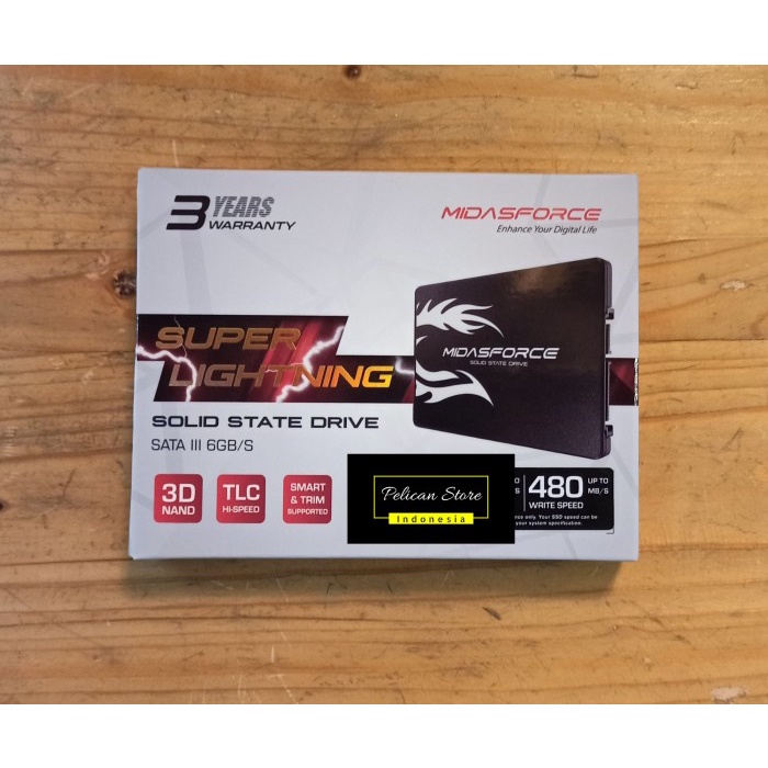 Jual SSD MIDASFORCE SUPER LIGHTNING 256GB | Shopee Indonesia