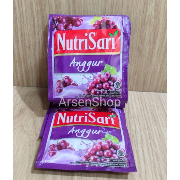 Jual NUTRISARI jeruk peras, cincau, leci, mangga, anggur, all varian ...