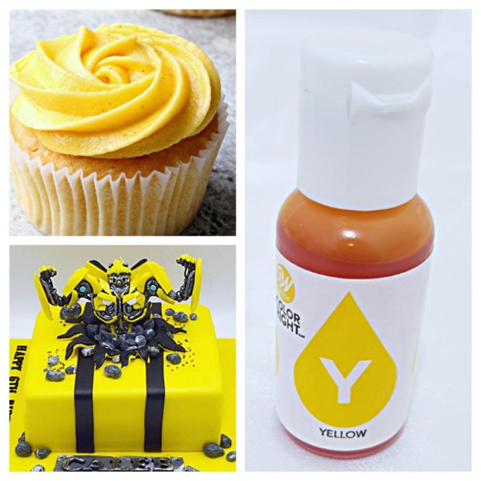 Jual 19 ml pewarna wilton yellow pewarna kuning makanan wilton bright ...