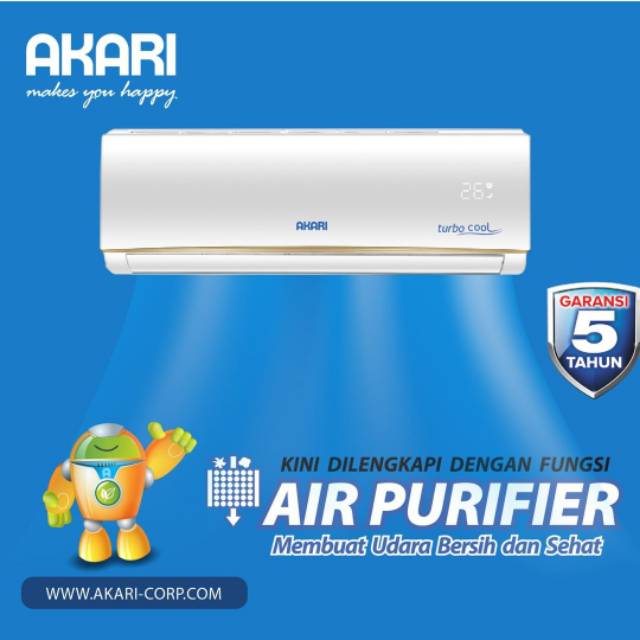 Jual Ac Akari 05TC88NLWk AC 1/2PK Low Watt Turbo COOL | Shopee Indonesia