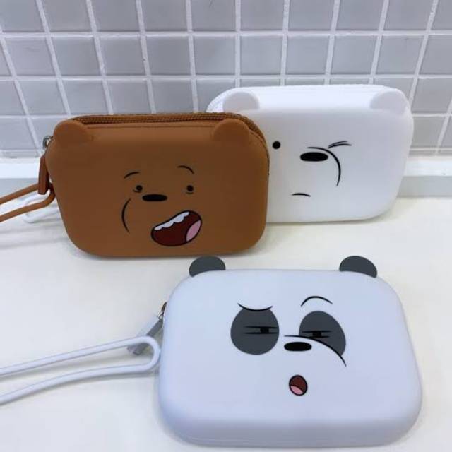 Jual Miniso Dompet We Bare Bears Silicone Coin Purse | Shopee Indonesia