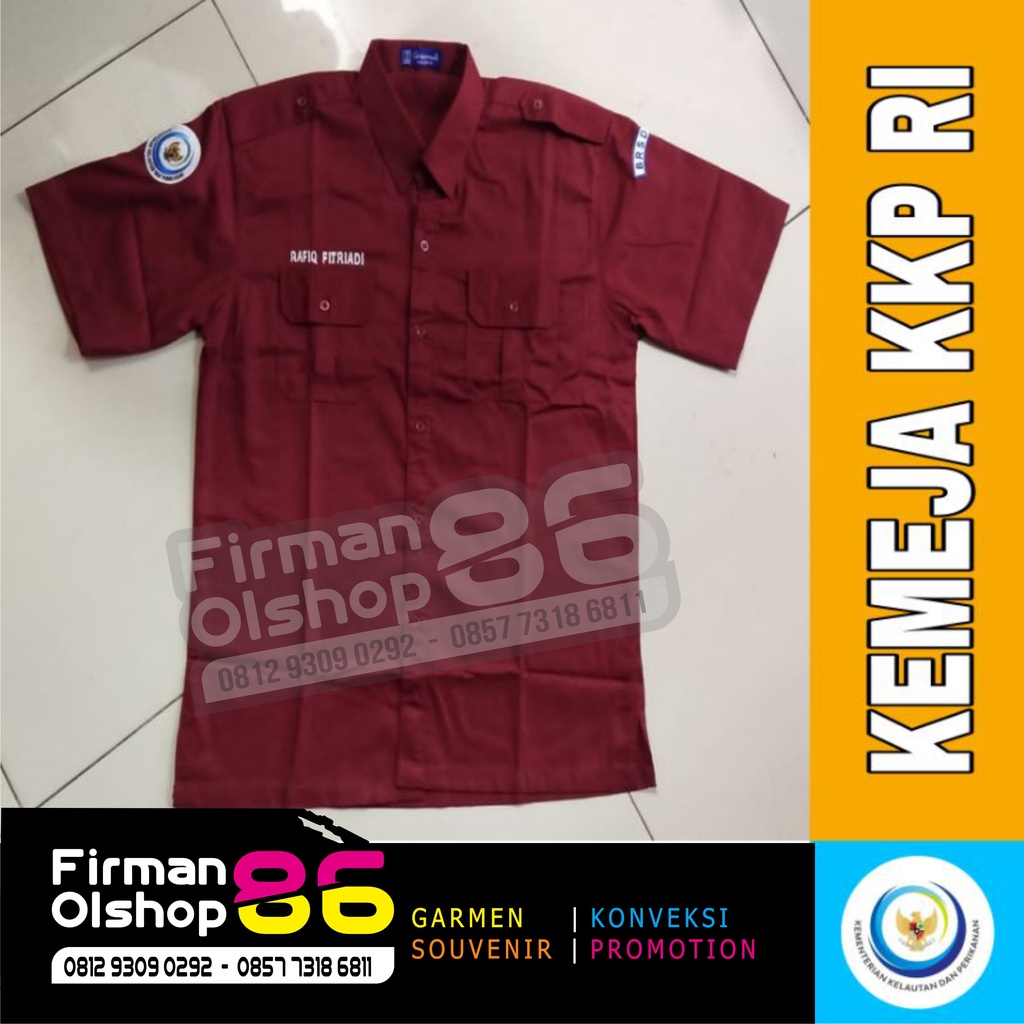 Jual BIG SIZE Kemeja KKP RI Seragam KKP RI Kementerian Kelautan dan ...