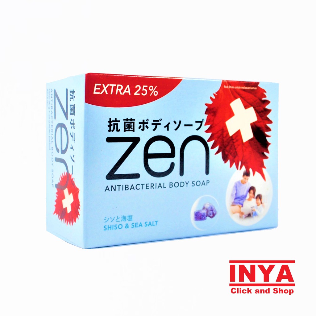 Jual ZEN SHISO AND SEA SALT EXTRA 20% ANTIBACTERIAL BODY SOAP - Sabun ...