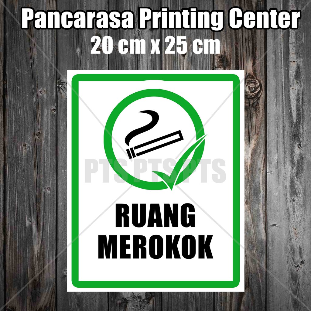 Jual Sticker 8 Ruang Merokok safety sign warning sign Surabaya | Shopee ...