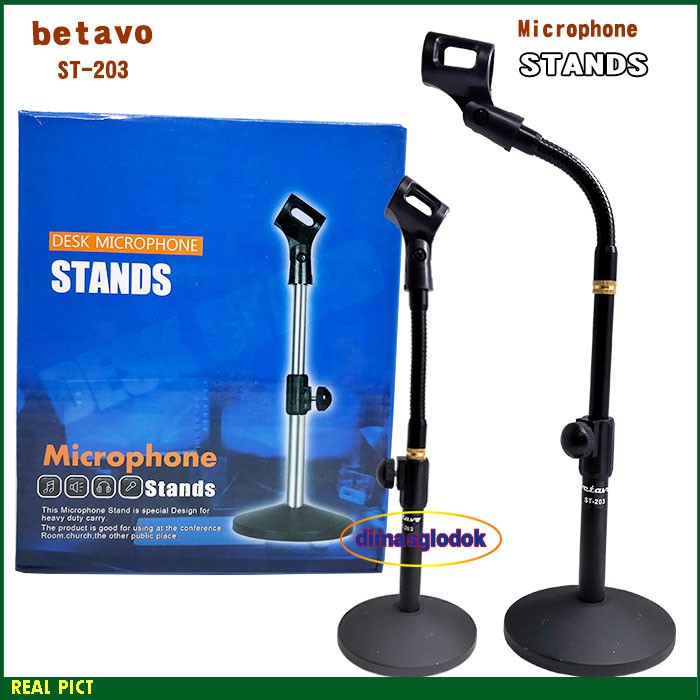Jual Stand Mic Betavo St203 Stand Mikropon St 203 Tiang Mikrofon St-203 ...