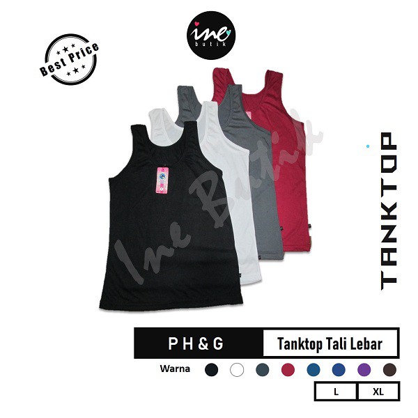 Jual TANK TOP MURAH TALI LEBAR TERSEDIA BERBAGAI WARNA | Shopee Indonesia