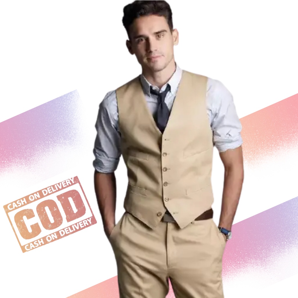 Jual Rompi Vest Formal Dalaman Jas Wedding Pria | Shopee Indonesia