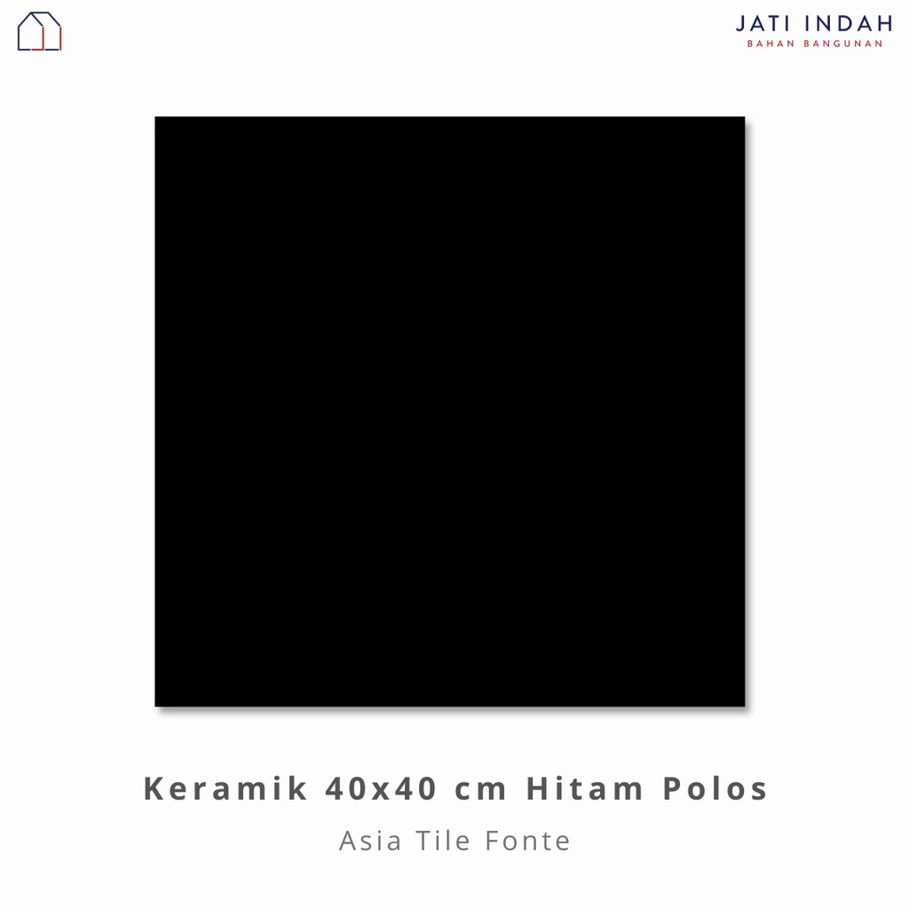 Jual Keramik Lantai Hitam Polos 40x40cm Asia Tile Fonte Black | Shopee ...