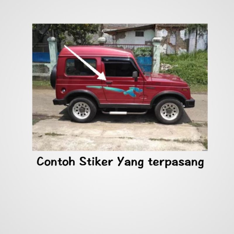 Jual Stiker list Body Katana new Lama DX GX jimny katana / sticker ...