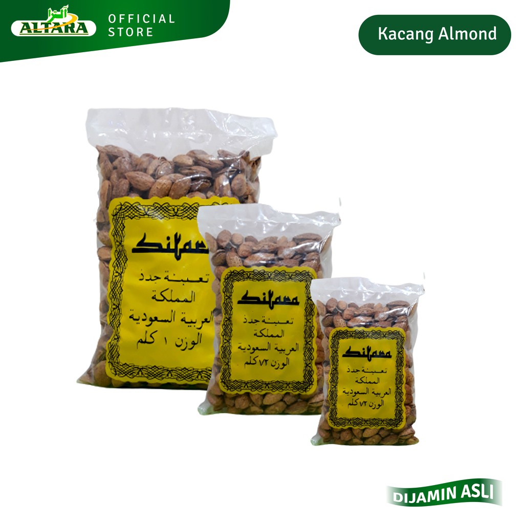 Jual Mugal Kacang Almond Kulit Panggang Kemasan 250 gr, 500gr & 1kg ...