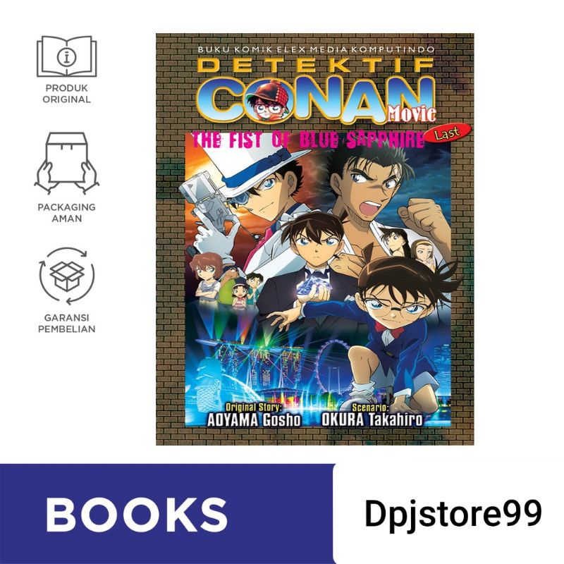 Jual Komik Detektif Conan Movie The Fist Of Blue Sapphire First & Last Aoyama Gosho | Shopee ...