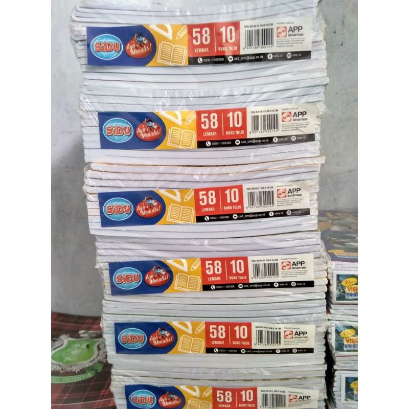 Jual BUKU SIDU ISI 58 PER PAK/BUKU SKOLA - 1 BUKU ISI 58 LEMBAR ...