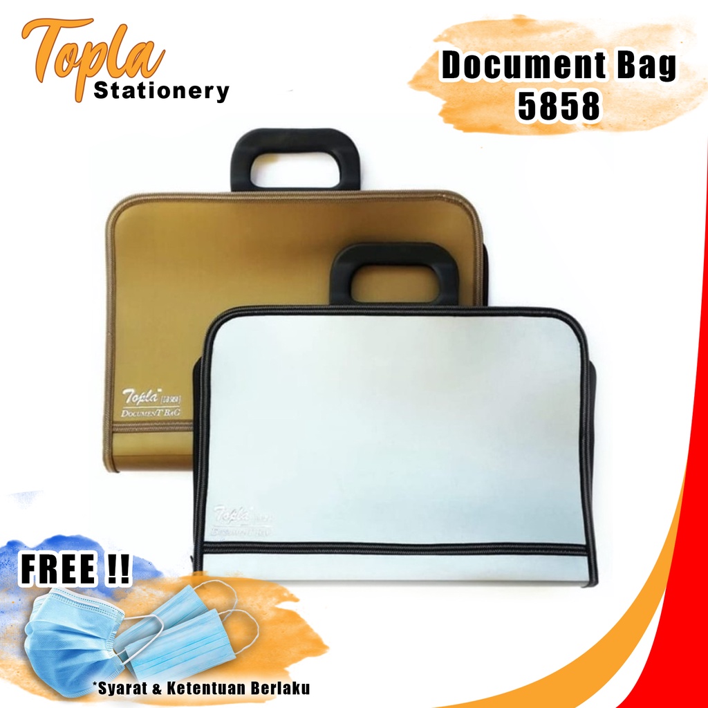 Jual TOPLA Tas Dokumen File Bag Tas Kerja Tas Berkas File Besar Dokumen ...