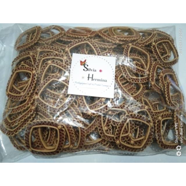 Jual Ring Pandora Persegi Corak Kayu 1 pon | Shopee Indonesia