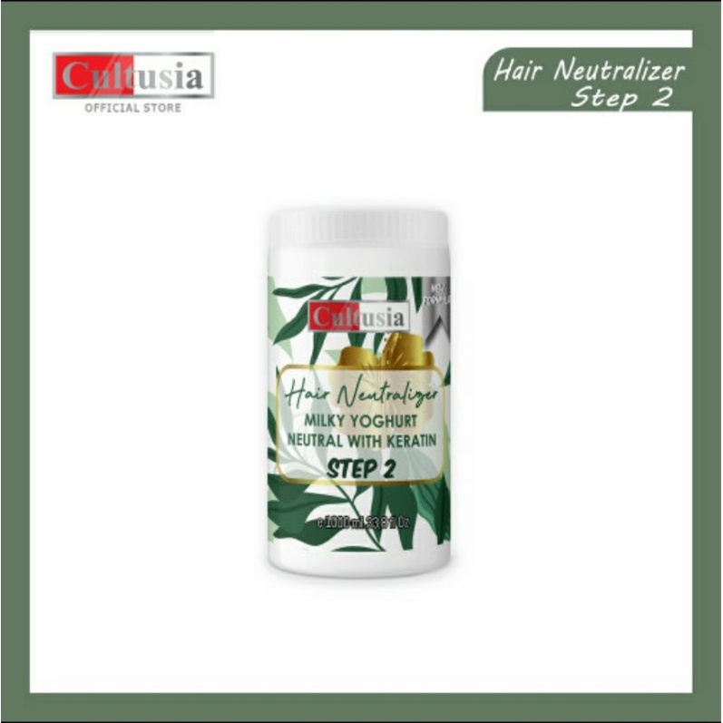 Jual CULTUSIA HAIR NEUTRALIZER MILKY YOGHURT NERTRALWIH KERATIN STEP2 ...