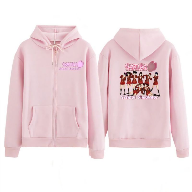 Jual JAKET ZIPPER SAKURA SCHOOL SIMULATOR ANAK TERBARU TERLARIS BAHAN ...