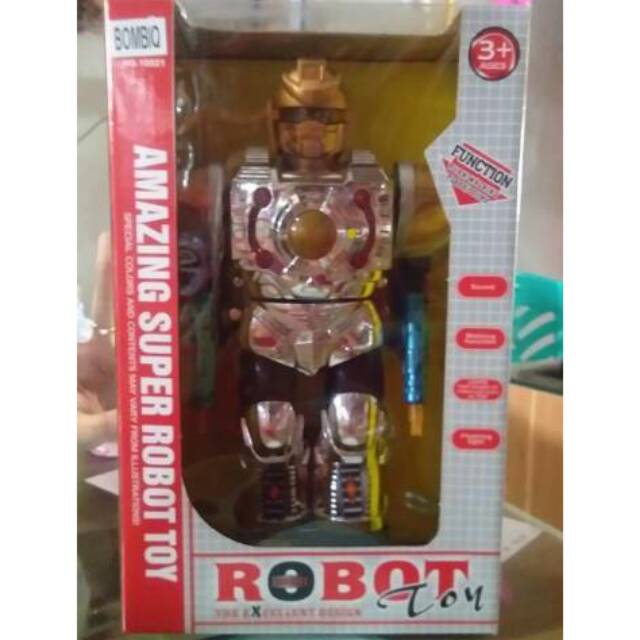 Jual Mainan robot batrei ukuran besar bisa berjalan sendiri | Shopee ...