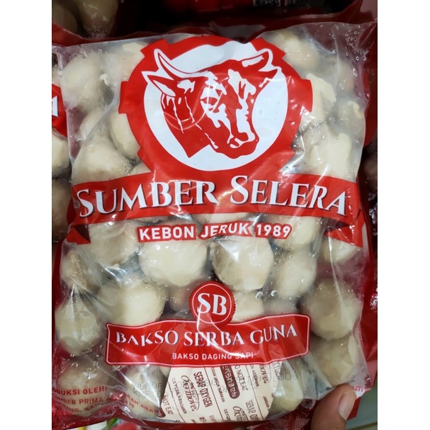 Jual Bakso sapi sumber selera SB kebon jeruk serba guna 50 butir BAKSO ...