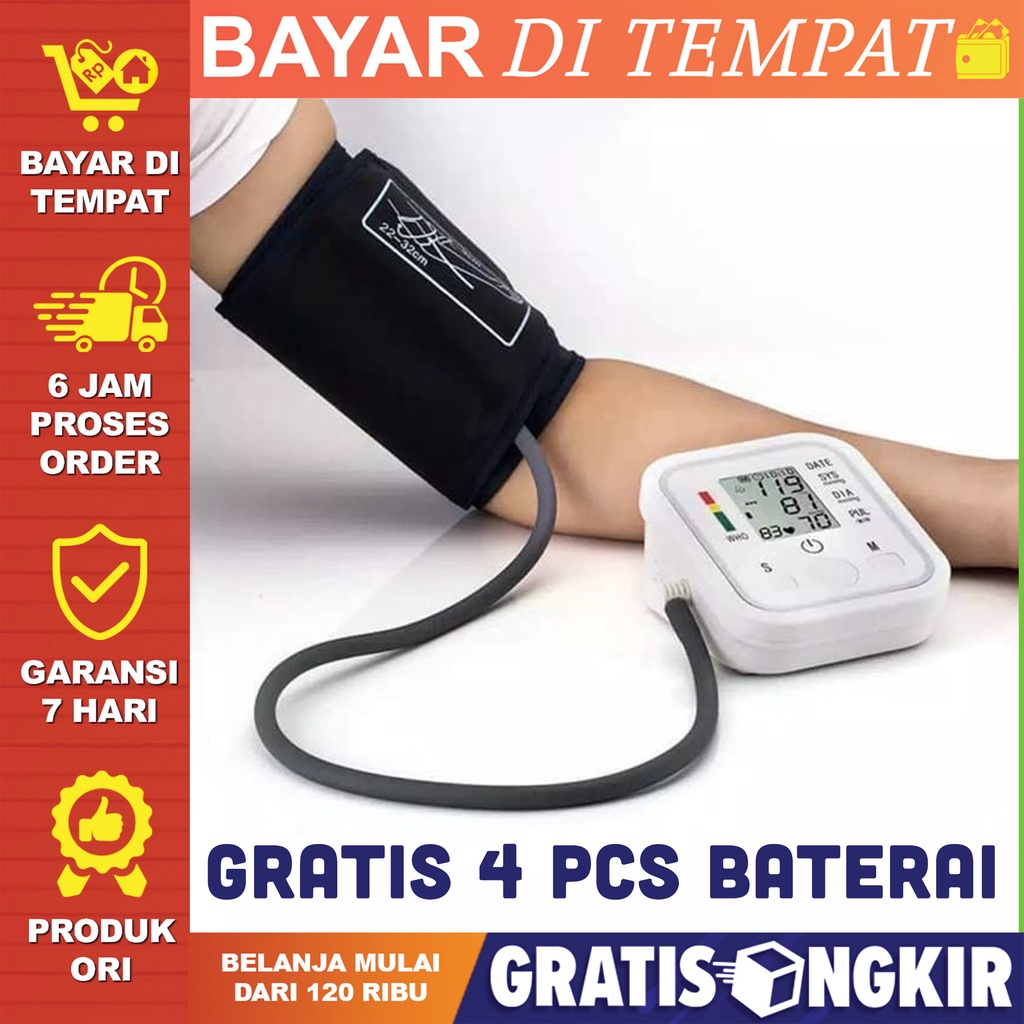 Jual Tensimeter / Tensi Darah Digital Otomatis Akurat / Tensi Meter ...