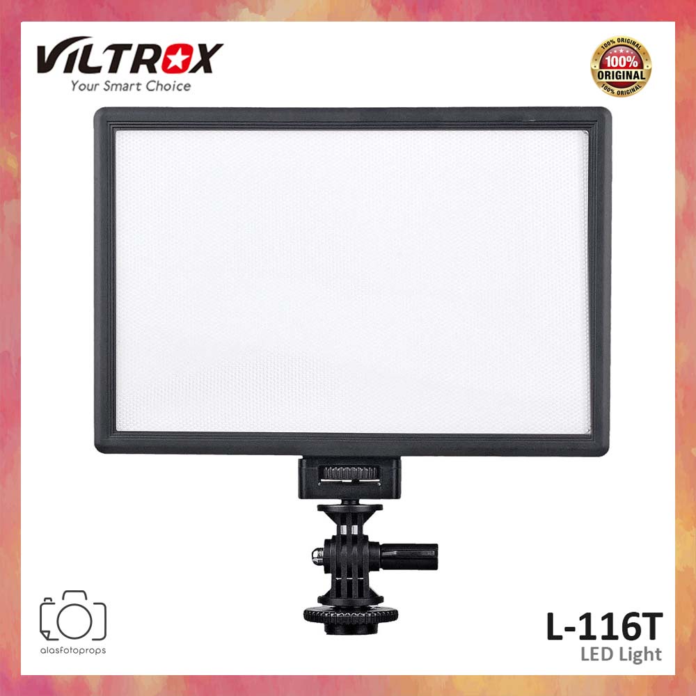 Jual VILTROX L-116T Dual Color LED Light 3300K-5600K / Lampu Fotografi ...