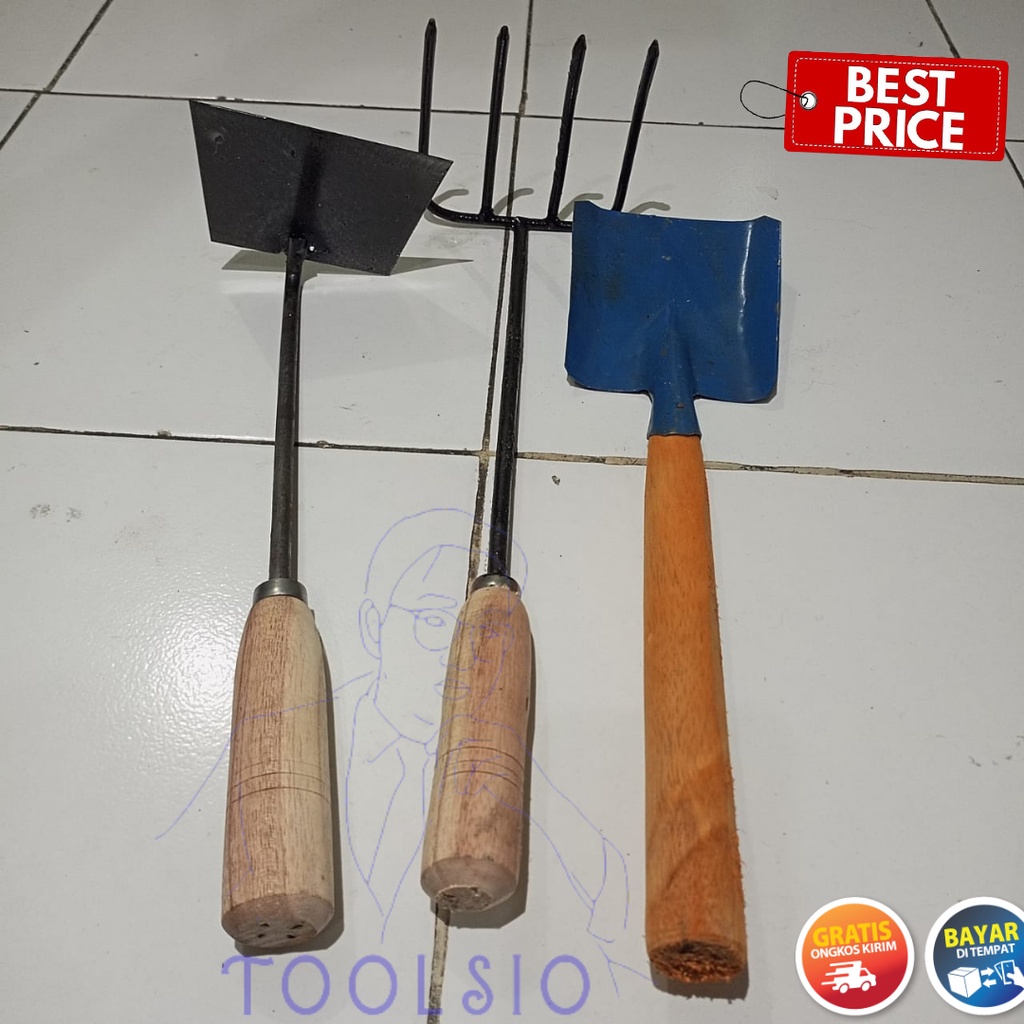 Jual Paket Cangkul Mini Kored, Garukan Rumput Garpu, dan Sekop Taman ...