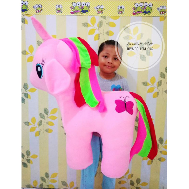 Jual BONEKA KUDA PONI JUMBO / BONEKA LITTLE PONY JUMBO / BONEKA KUDA ...