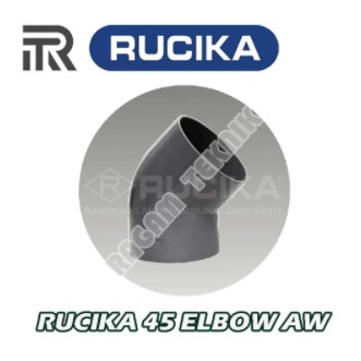 Jual Rucika 45 Elbow 8" inch AW Derajat Keni Knee Knie Polos PVC Bengkokan Fitting Pipa | Shopee ...