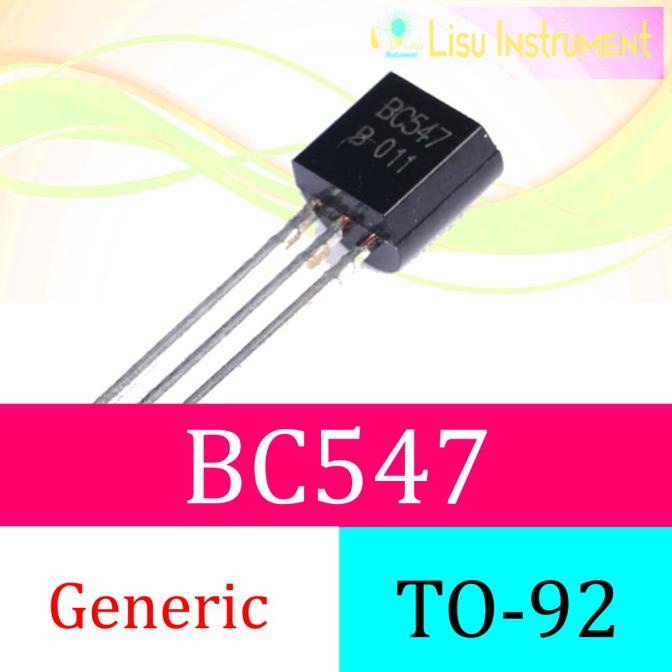 Jual BC547 100mA Bi-Polar NPN Transistor To-92 lisuin90 | Shopee Indonesia