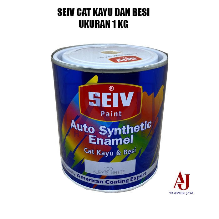 Jual CAT SEIV Auto Synthetic Enamel Super White Atau Cat Kayu dan Besi ...