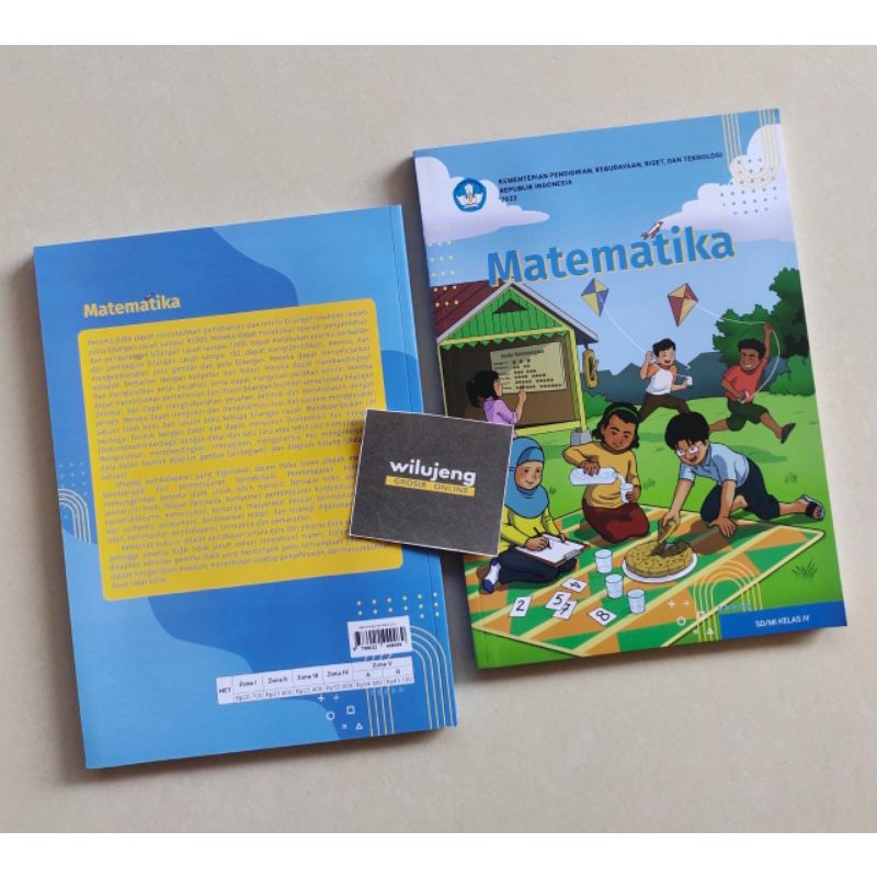 Jual (REVISI 2022) Buku Siswa Matematika Kelas 4 IV SD MI HET Paket Kemendikbud Kurikulum ...