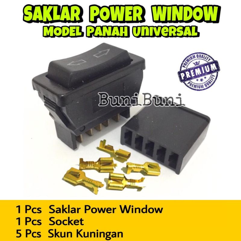 Jual Saklar Power Window / Switch Power Window Jendela Mobil Universal ...