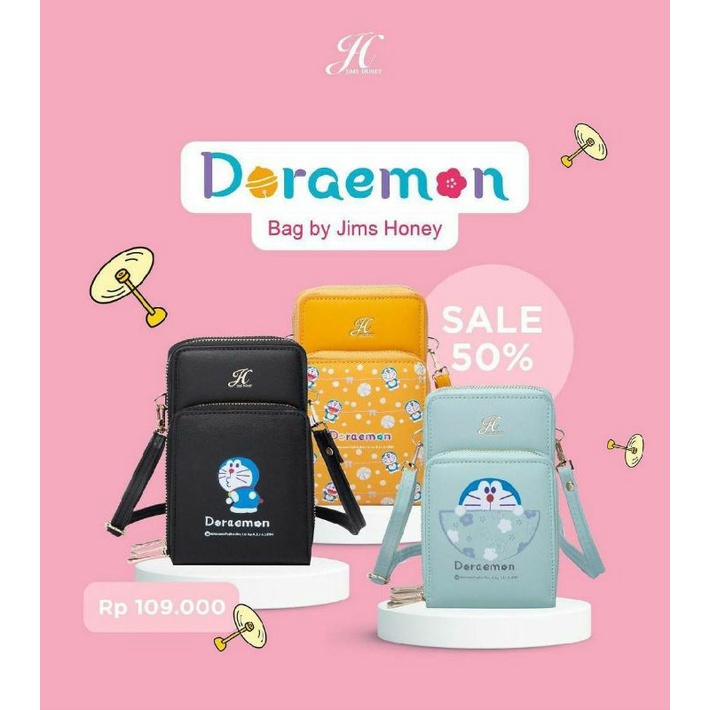 Jual Doraemon Bag Jims Honey ( Free Box Cantik ) | Shopee Indonesia