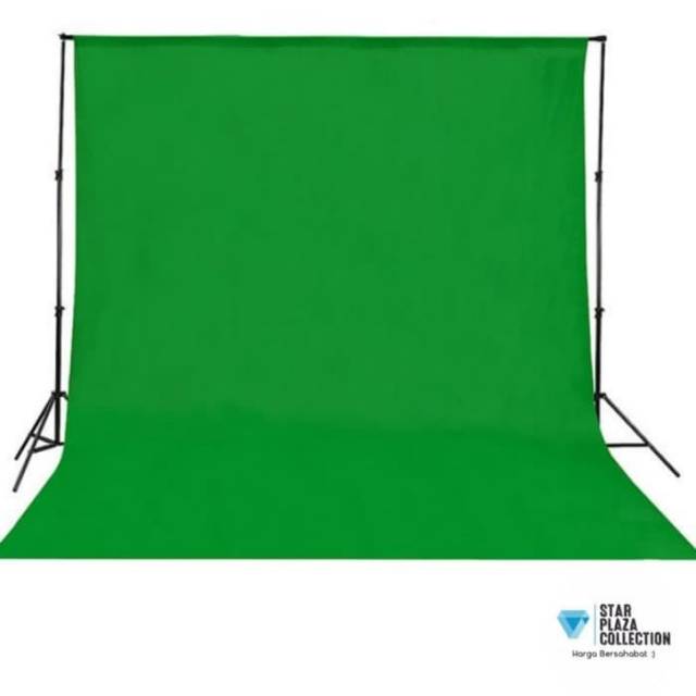 Jual Kain Green Screen Layar Hijau Backdrop Background Video Foto ...