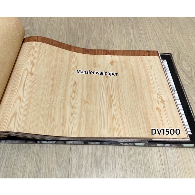 Jual Wallpaper Dinding Motif Kayu Triplek Cream Coklat Natural Shopee