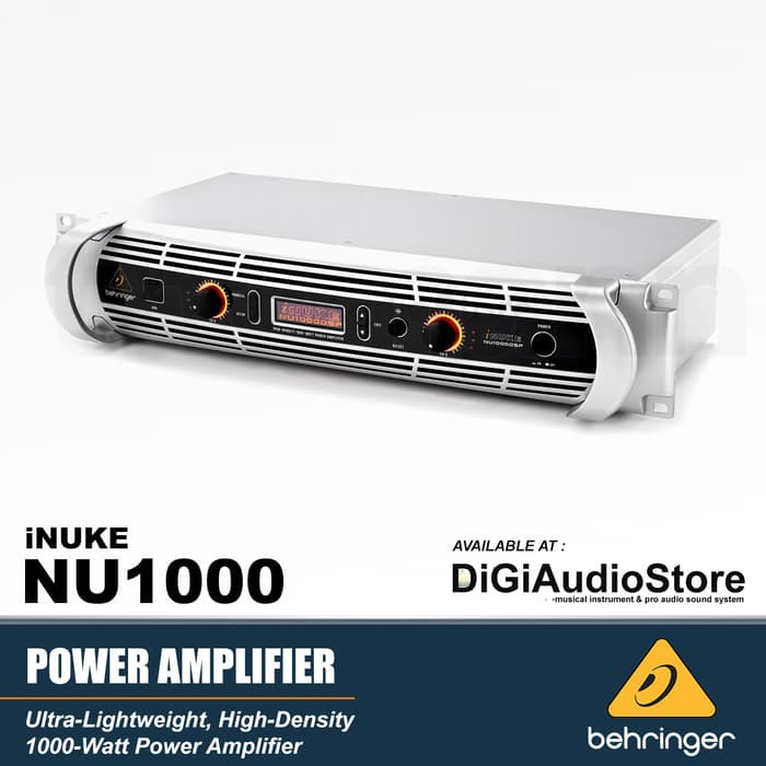 Jual ALAT MUSIK Behringer iNUKE NU1000 [ NU 1000 ] Rackmount Stereo Power Amplifier | Shopee ...