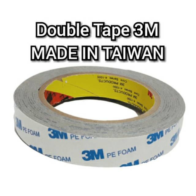 Jual Isolasi Bolak Balik/Double Tape Foam 3M/Double Tape 3M Original 2cm x 4,5M Foam | Shopee ...
